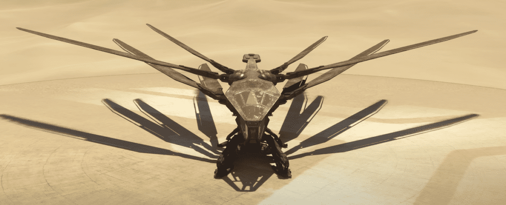 The Royal Atreides Ornithopter from the world of "Dune" has landed in ...